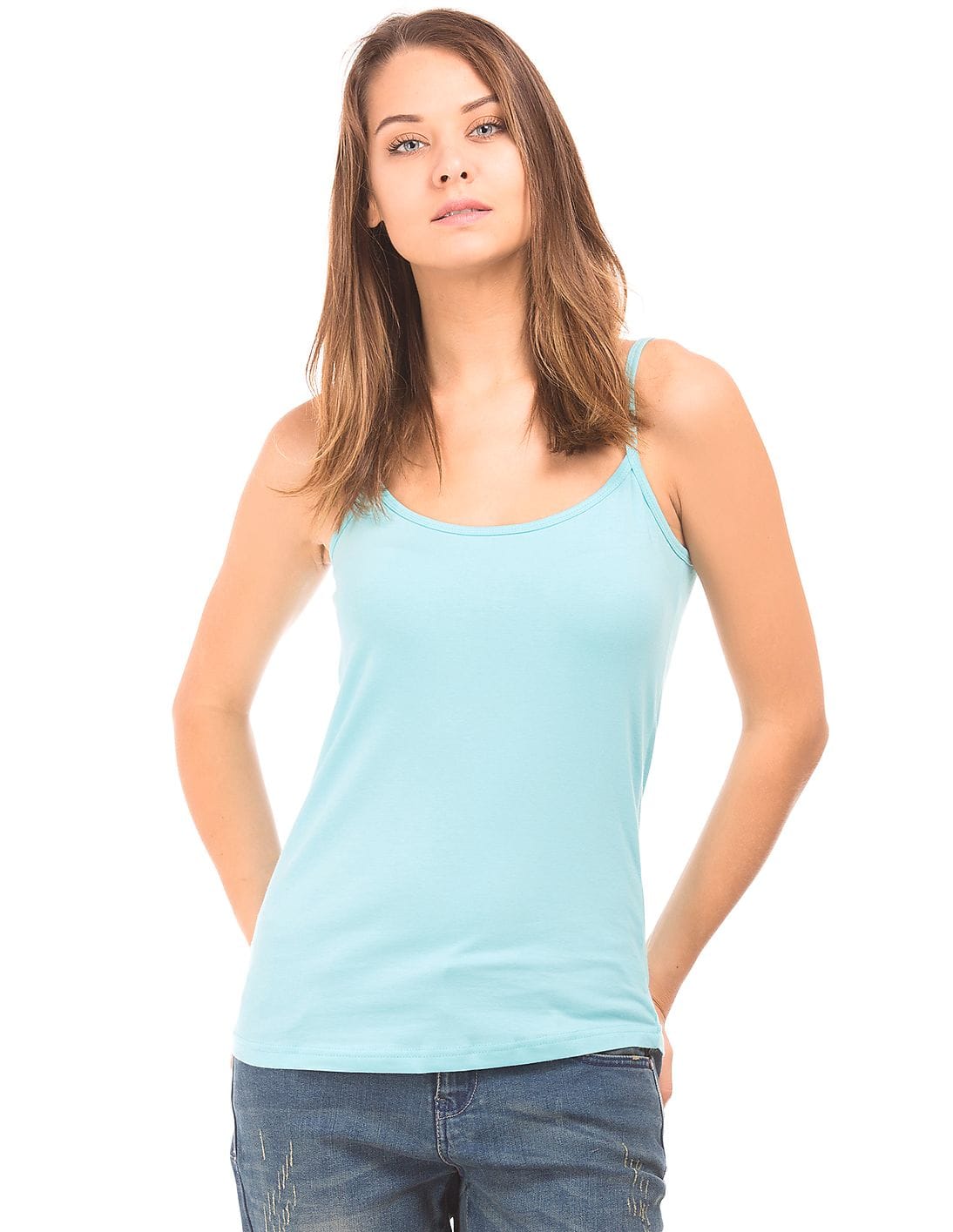 Buy SUGR Solid Cotton Spandex Camisole - NNNOW.com